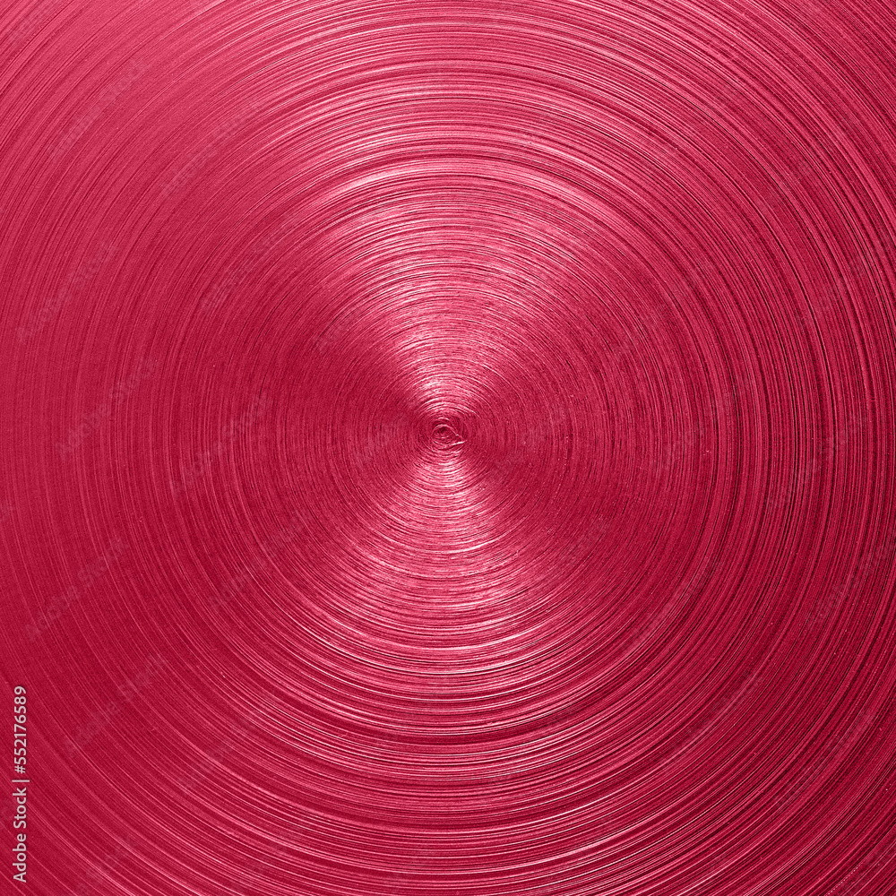 red metal background with realistic circular brushed texture Stock ...
