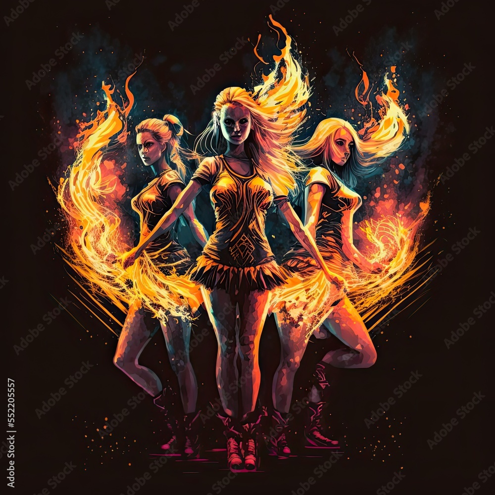 Cheerleader Girls, Cheerleading teams, Cheerleader girls with pompoms ...