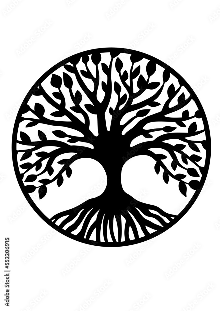 Tree svg glowforge, Tree of life, tree of life monogram, tree with ...