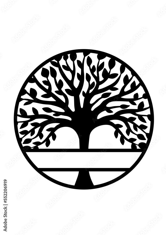 Tree svg glowforge, Tree of life, tree of life monogram, tree with ...