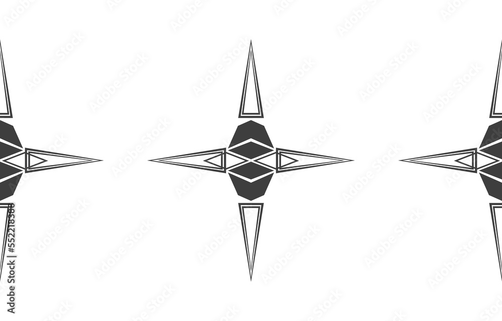 Lighting symbol. Summer icon. Ancient European mystical element. spiral ...