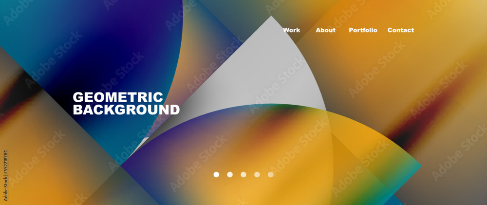 Circles and round elements abstract background design for wallpaper ...