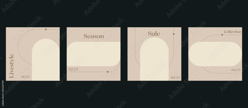 modern template minimalist modern social media post feed Backgrounds ...