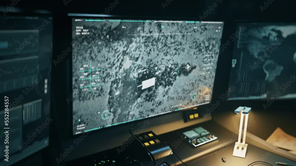 High Tech Military Network For Enemy Forces Detection Finds Position Of ...