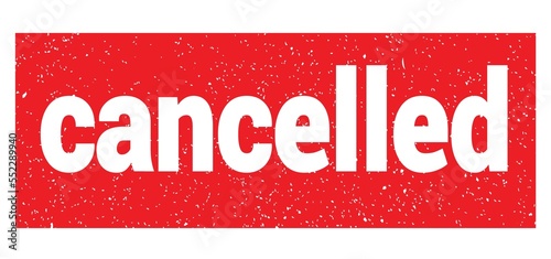 cancelled text written on red stamp sign. Stock Illustration | Adobe Stock