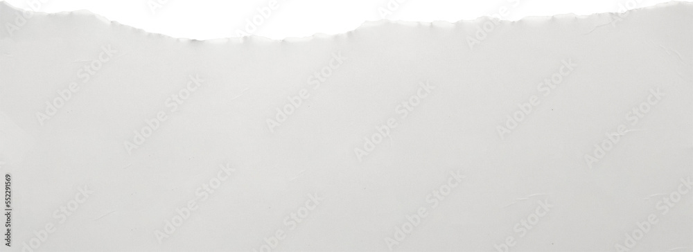 White ripped paper torn edges strips isolated on white background Stock ...