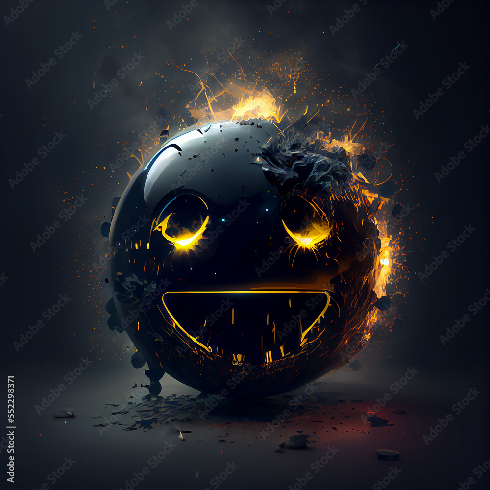 toxic emoji, emoticon Stock Illustration | Adobe Stock