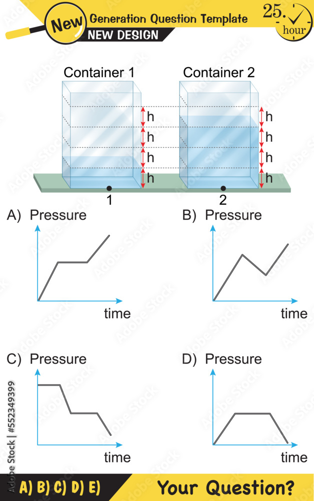 Physics, pressure and lifting force, archimedes principle, pressure of ...