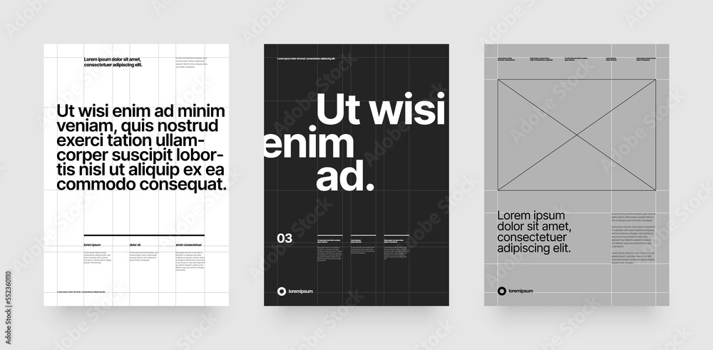 Vetor de Simple corporate layout template for events, companies or any ...
