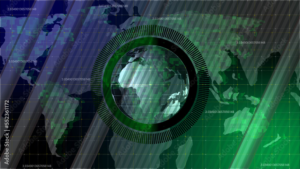 World News Background Loop illustration background. Stock Illustration ...