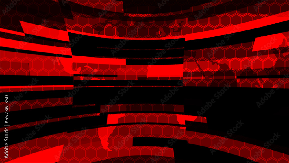 World News Background Loop Illustration Background Stock Illustration