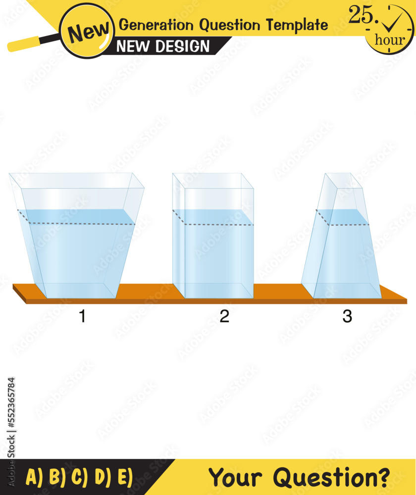 Physics, pressure and lifting force, archimedes principle, pressure of ...