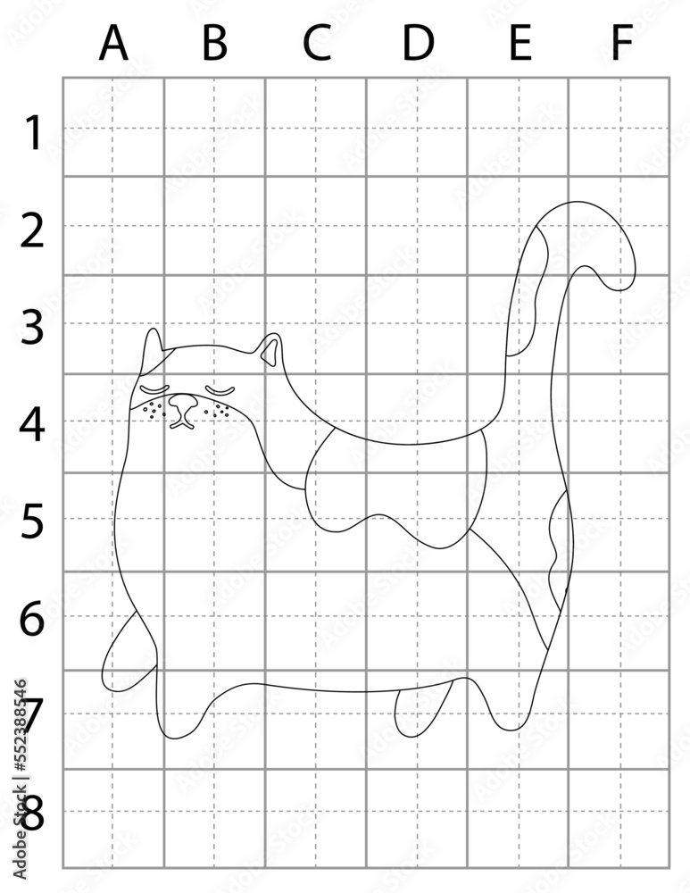 Cat Drawing Page, Cute Cat Coloring Pages for Coloring Books, Outline ...