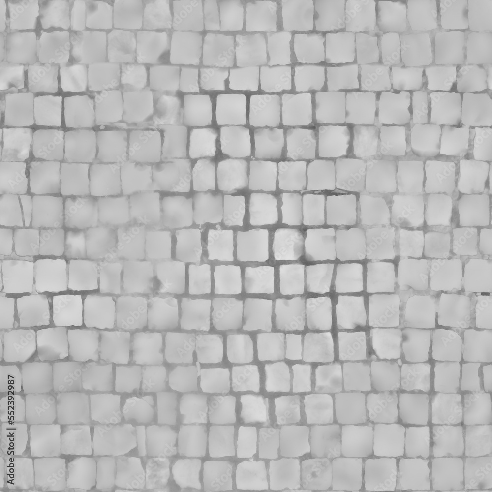 Paving stones displacement texture map for 3d material creation. 8K ...