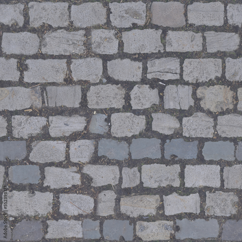Stone ground diffuse or albedo texture. 8K paving stone texture. High resolution seamless floor ...