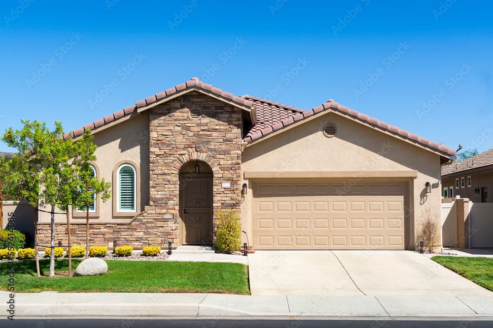 Single family residence, Menifee, California, USA Stock Photo | Adobe Stock