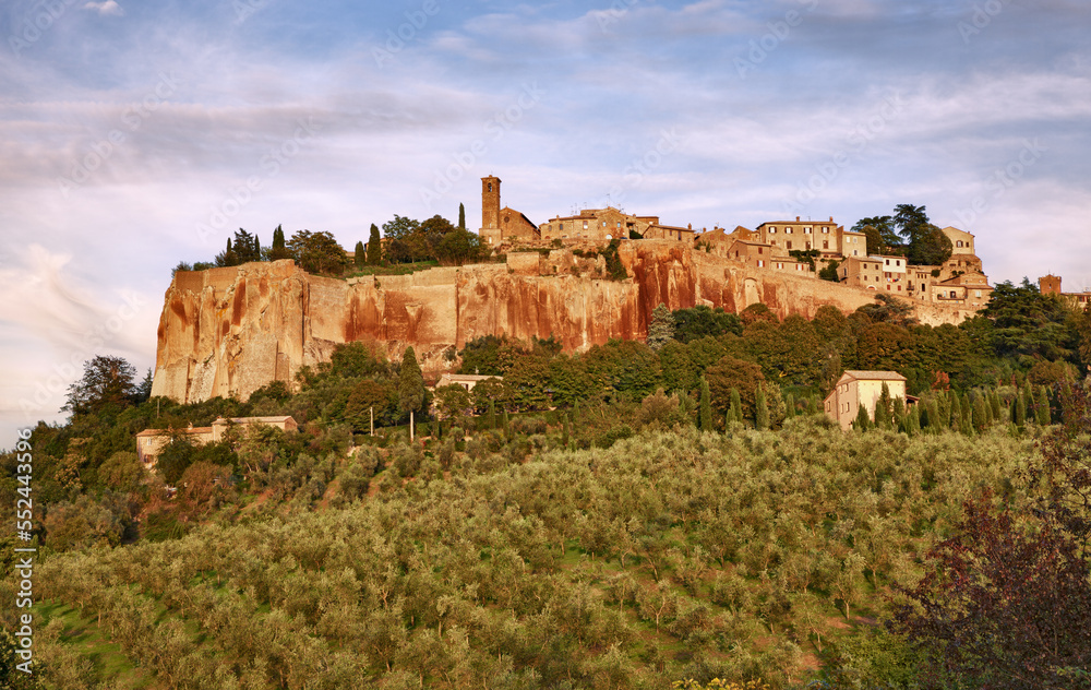 Orvieto, Terni, Umbria, Italy: landscape of the countryside and the ...