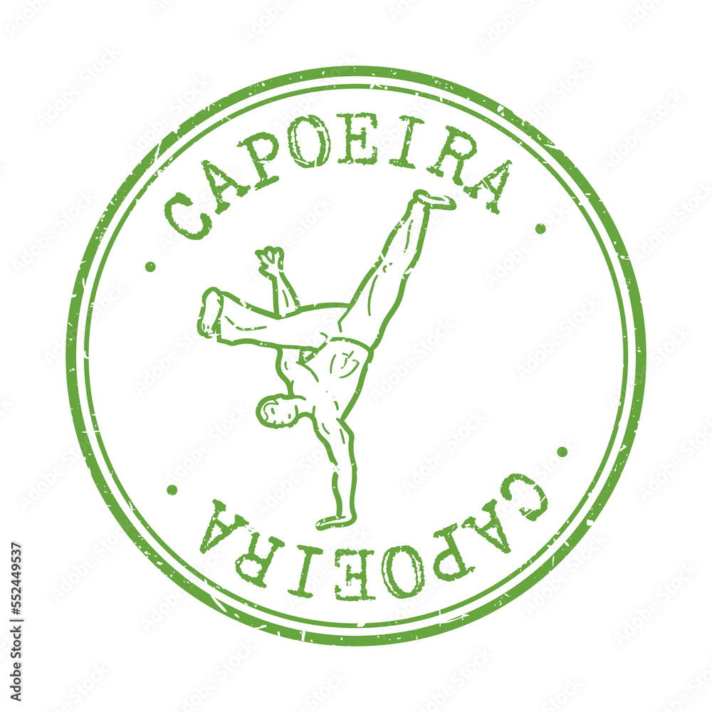Capoeira Dance Approved Certified Original Stamp. Design Vector Badge ...