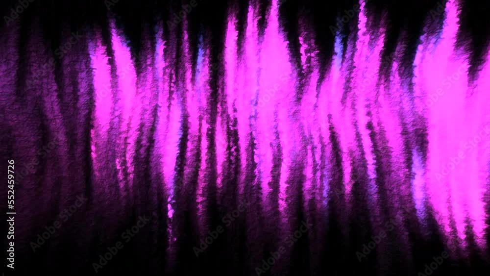 Vertical lines with flashing spots. Motion. Blinking wavy lines on ...