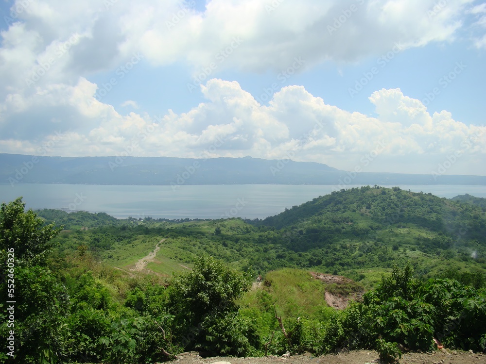 Taal volcano located Batangas Philippines is the smallest active ...