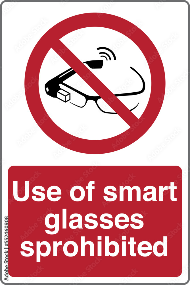 Safety warning prohibition signs icon pictogram symbol registered with ...