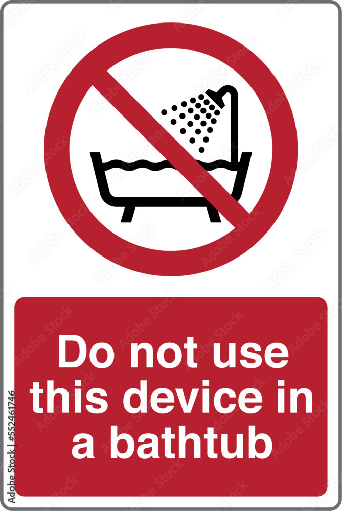 Safety warning prohibition signs icon pictogram symbol registered with ...