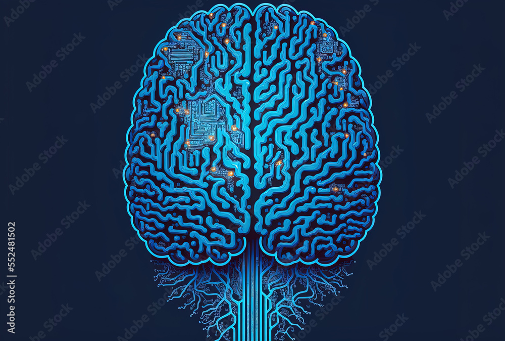 Brain circuitry is printed. Conceptualization of artificial ...