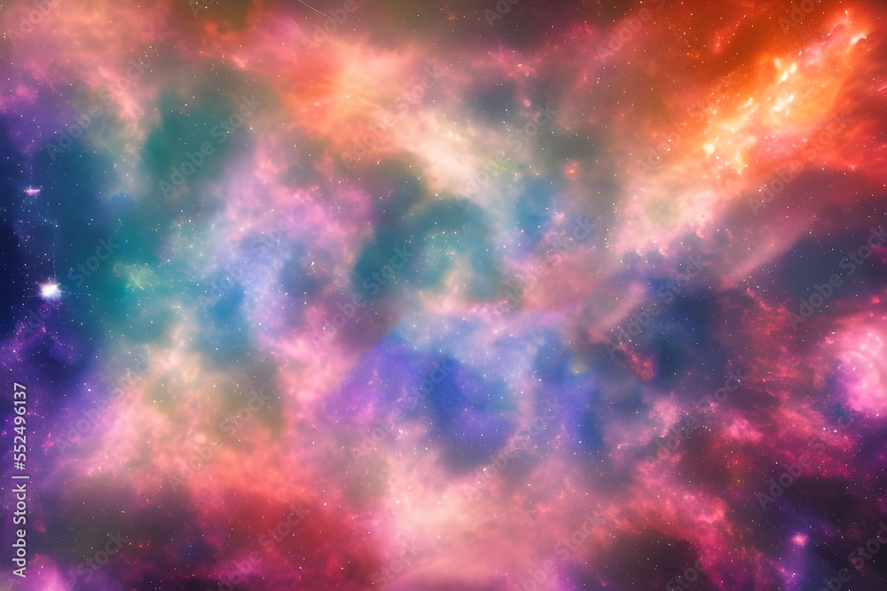 an abstract universe space background created using Generative AI Stock ...