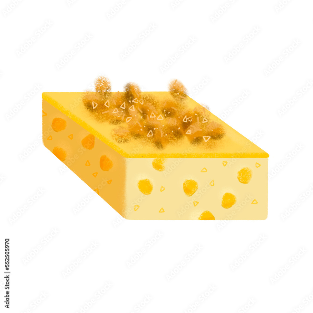Poster Filipino maja mais rice cake slice – Wall Art | UkPosters