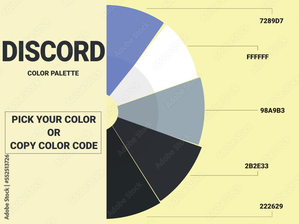 Vetor de Discord color palette do Stock | Adobe Stock