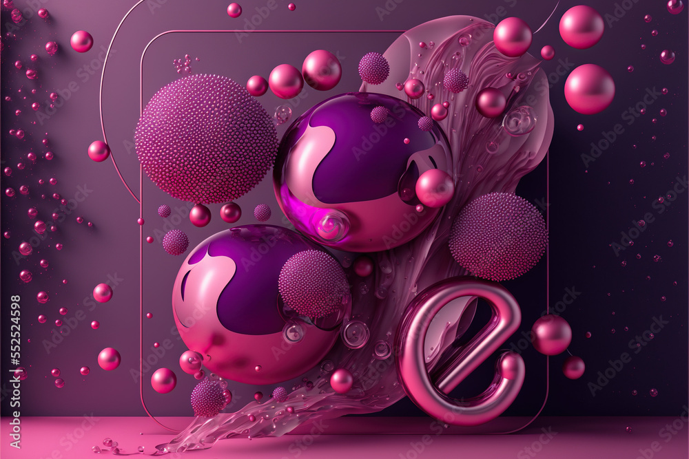 Bubbles Viva Magenta, Pantone of the year 2023 bubles squishy, made ...