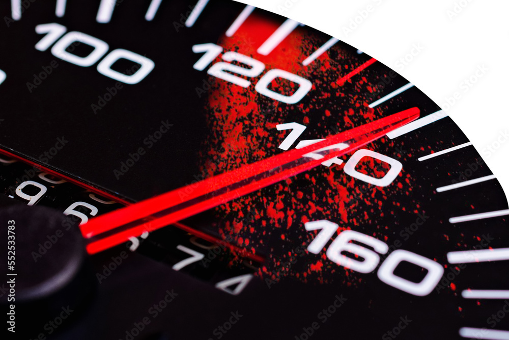 Bloody speed.The speedometer is stuck at 140 speed tag.Car speedometer ...