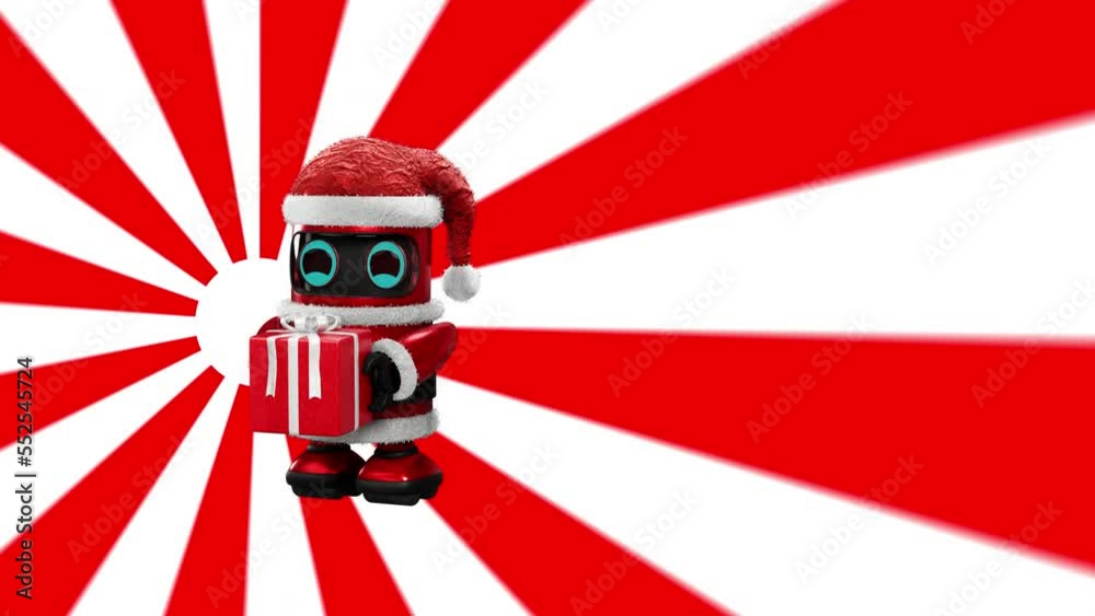 Christmas-themed of 3D rendering transition of cartoons celebrating the ...