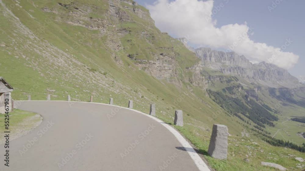 Driving video of the Sustenpass in Switzerland. The Susten pass is a ...