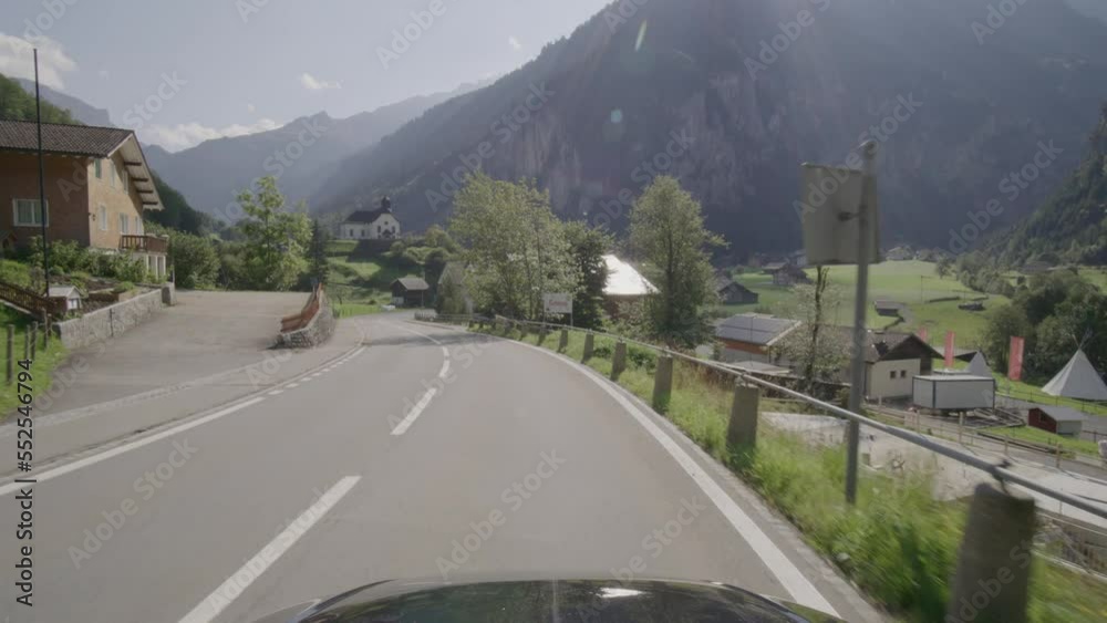 Driving video of the Sustenpass in Switzerland. The Susten pass is a ...