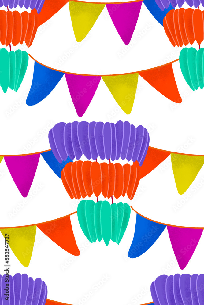 Filipino fiesta kiping leaf-shaped wafer centerpiece and banderitas ...