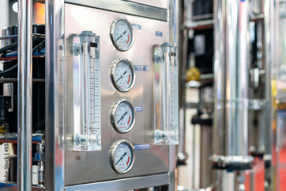 rotameter and pressure dial gauge measuring device for measure ...