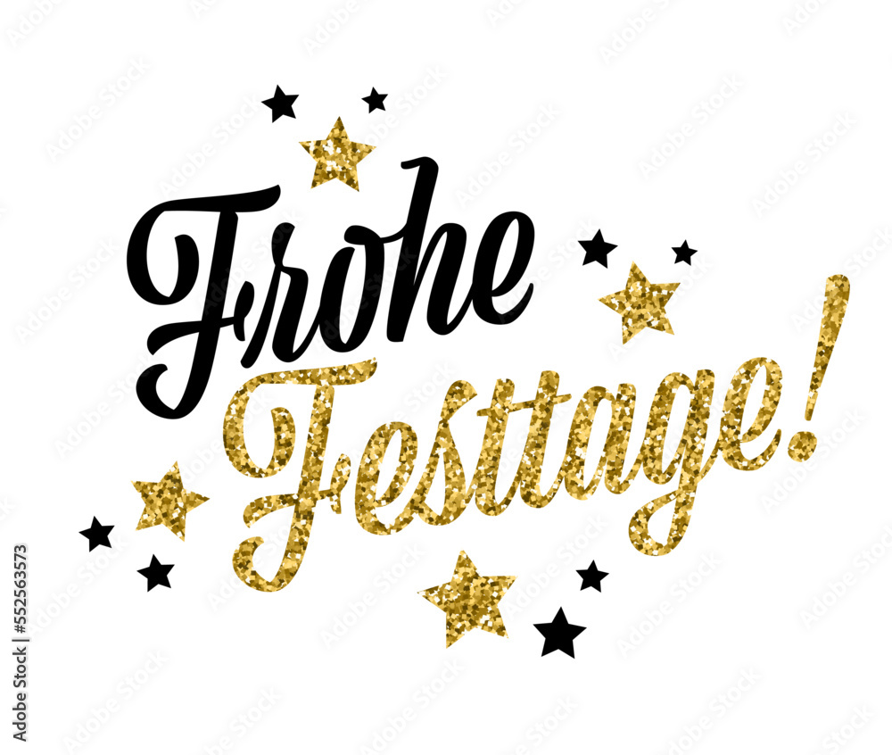 Frohe Festtage Stock Vector | Adobe Stock