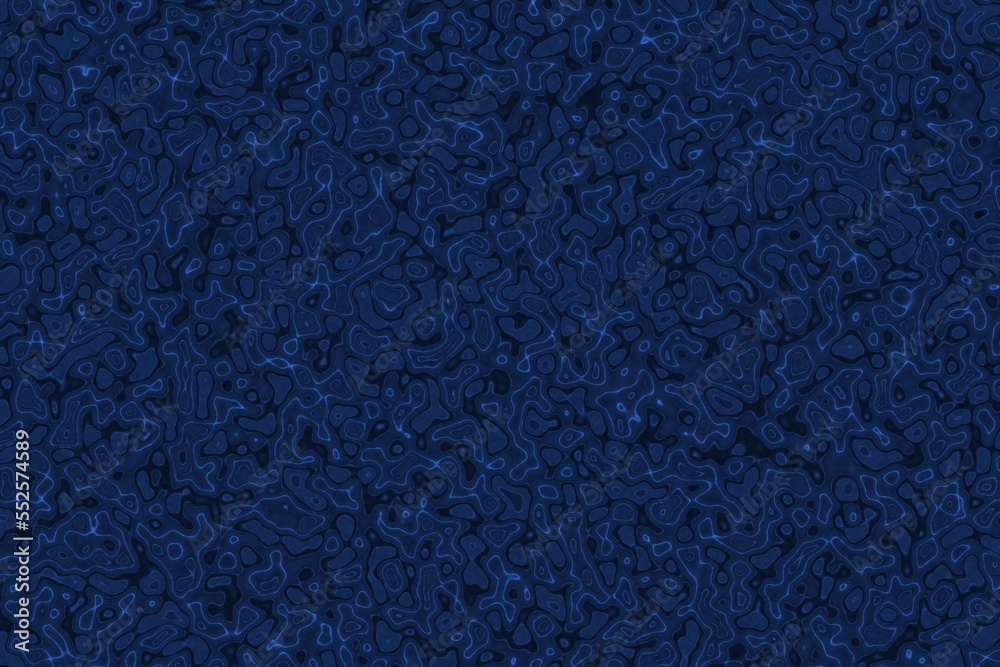 modern blue pattern with fluent forms digitally drawn texture ...