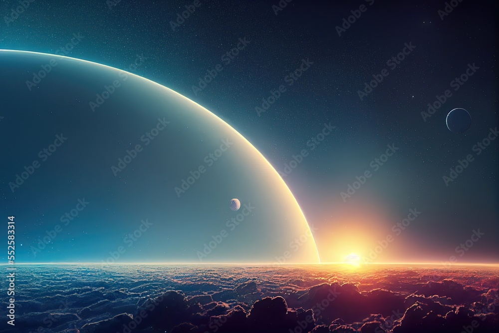 Ultra Detailed Hyper Realistic Astronomy Stock Illustration | Adobe Stock