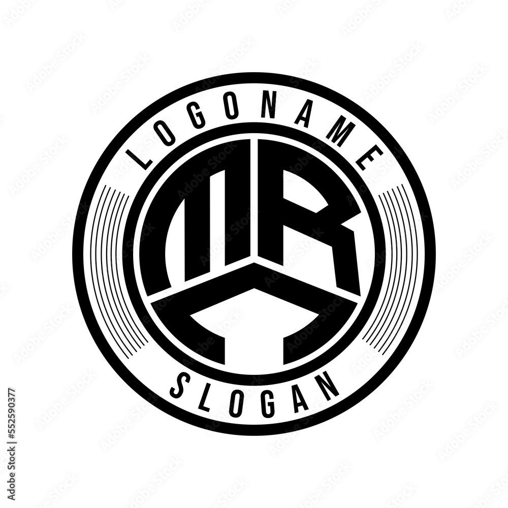 MRC letter logo design on white background. MRC creative initials ...