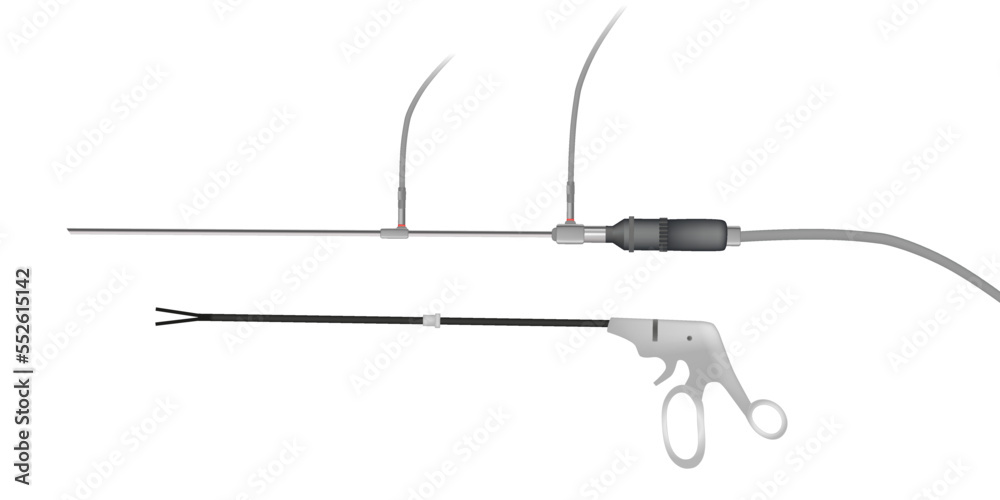 Vector illusration of the Laparoscope Specialty Laparoscopic Slide ...