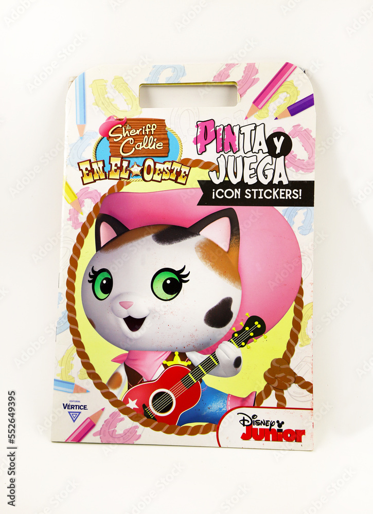 Children's magazine with the character of Sheriff Callie in the west ...