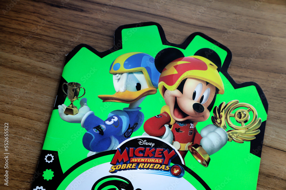 Disney coloring magazine. Mickey Adventures on wheels. Mickey Mouse and ...