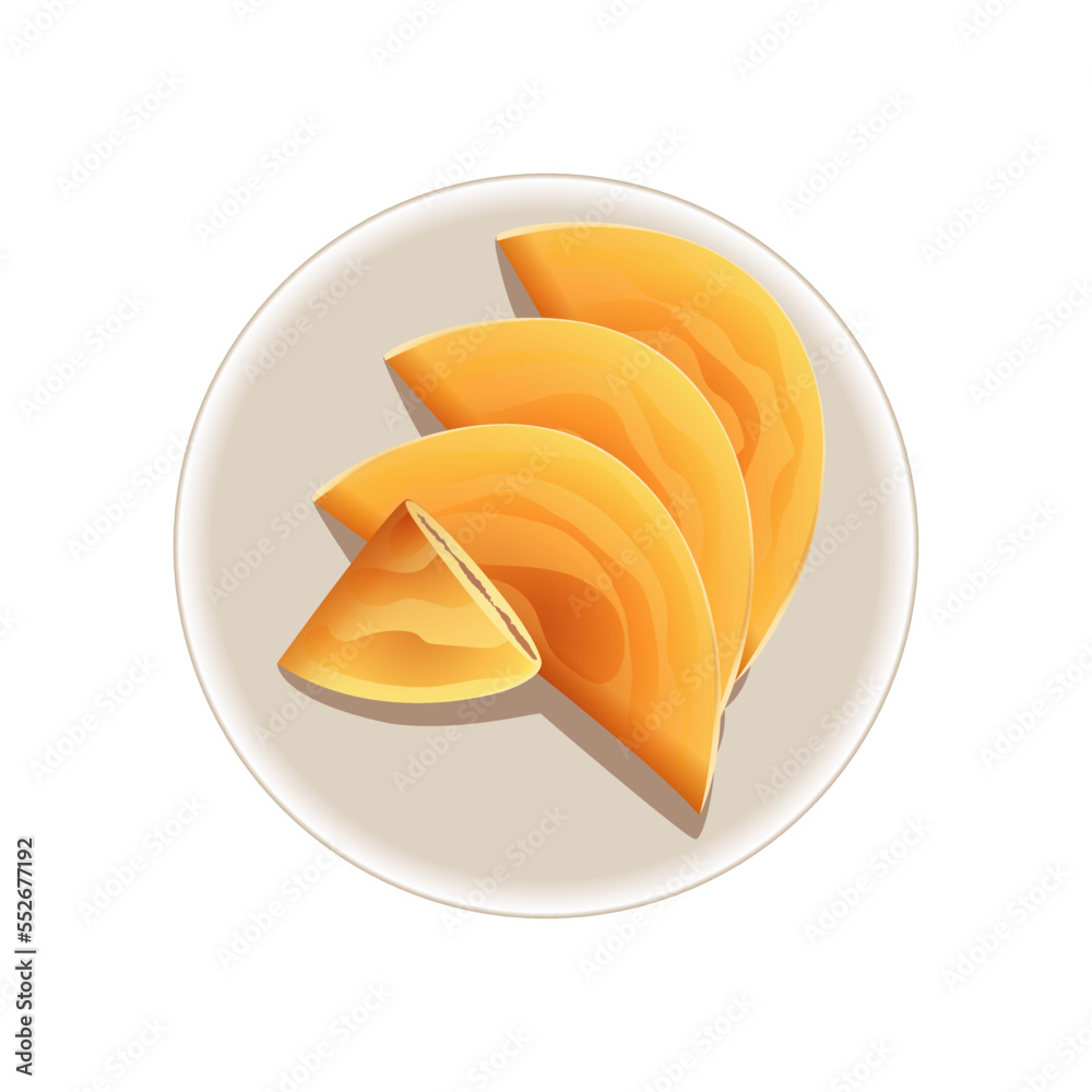 Vecteur Stock Malaysian cuisine, Asian food, exotic dishes, Apam Balik ...