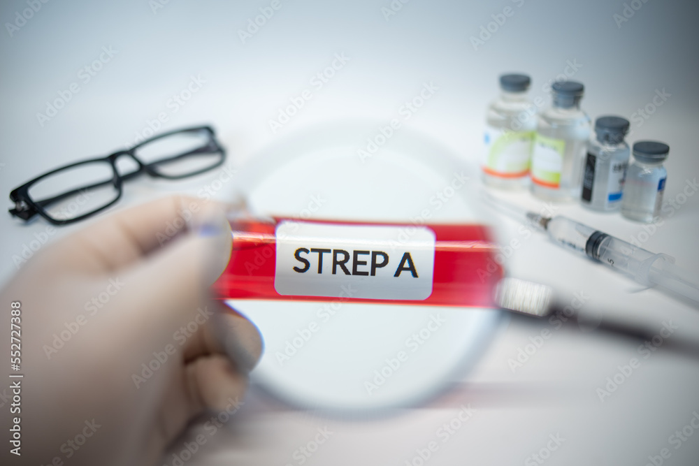 Foto de Blood collection tubes Group A Streptococcus(strep A or GAS ...