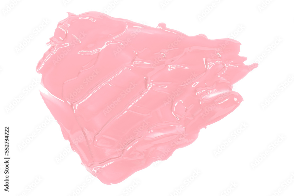Shiny pink brush isolated on transparent background. pink watercolor ...