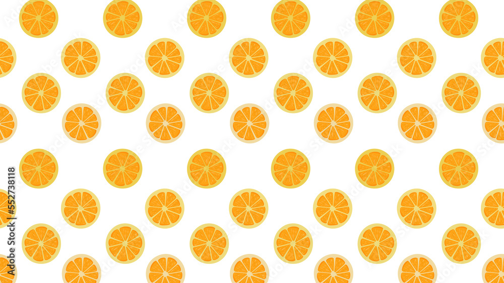 Fresh Orange seamless pattern in the world isolate on PNG transparent ...