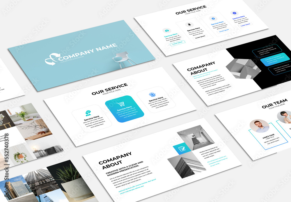 Business Presentation Stock Template | Adobe Stock
