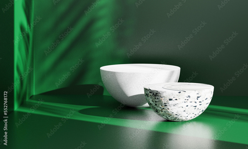 Mock up podium for product presentation,Creative drawing of 3D ...